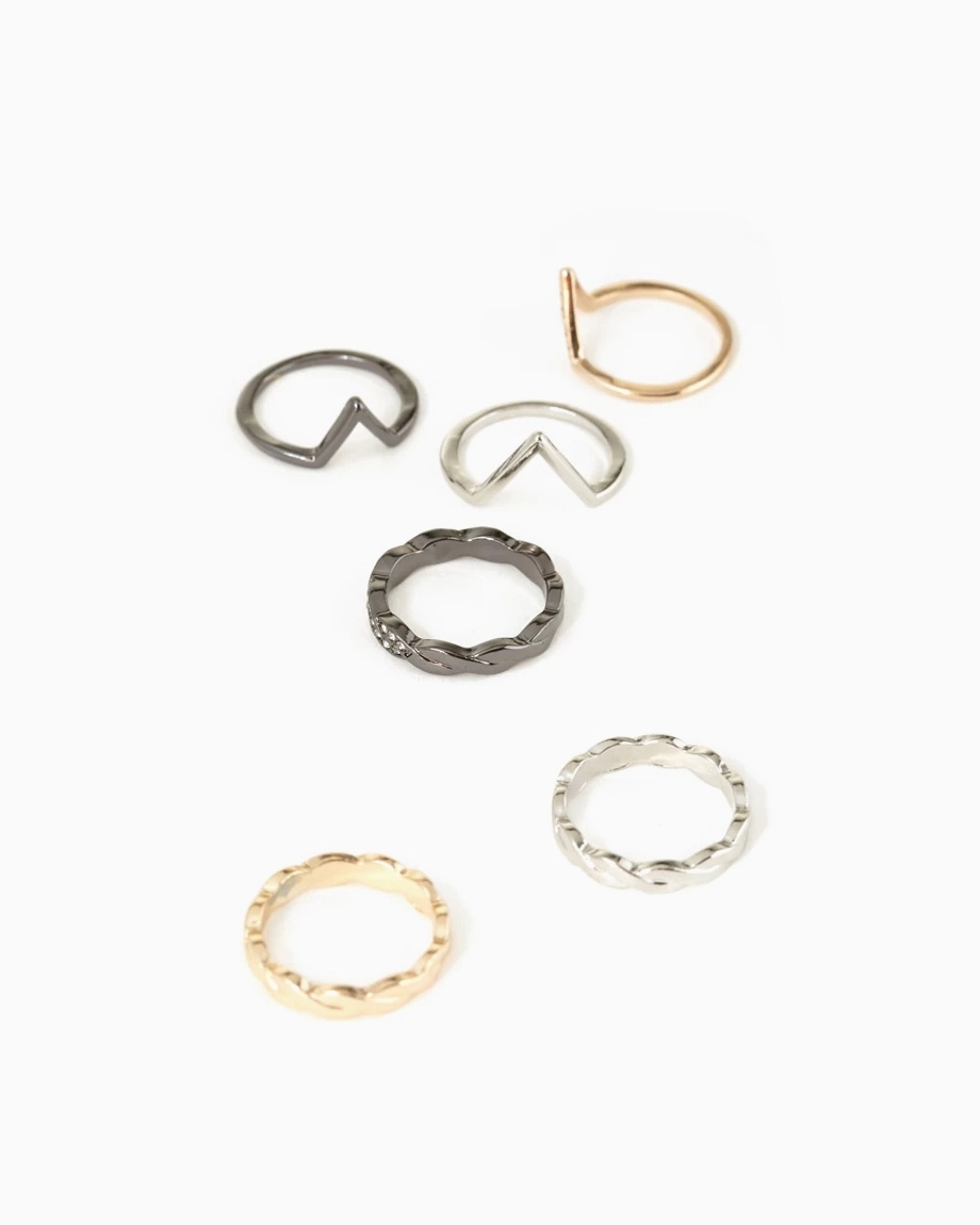 Nop Uptown Responsive Theme. High-Polish Ring Set